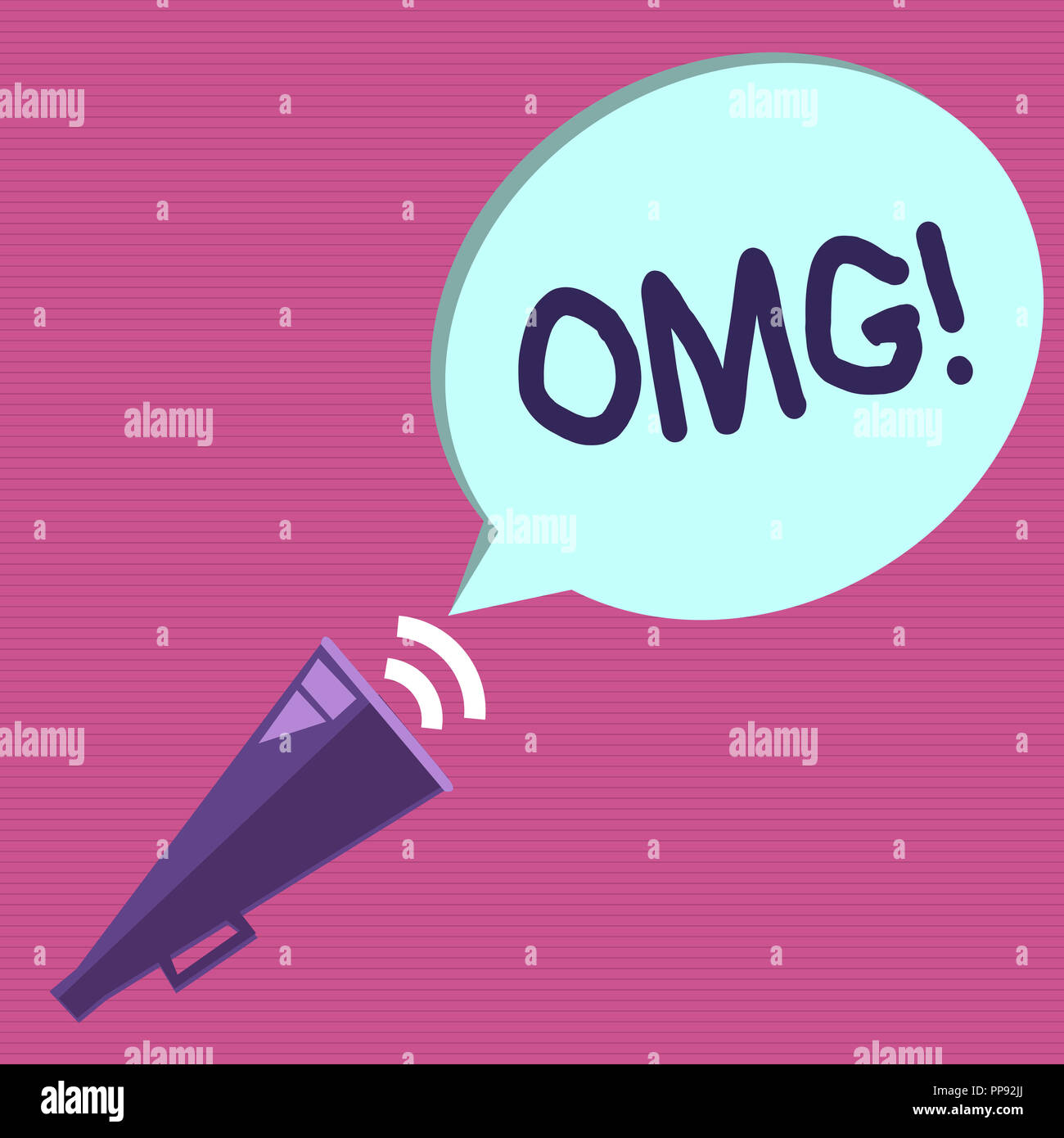 Conceptual hand writing showing Omg. Business photo text Used to ...