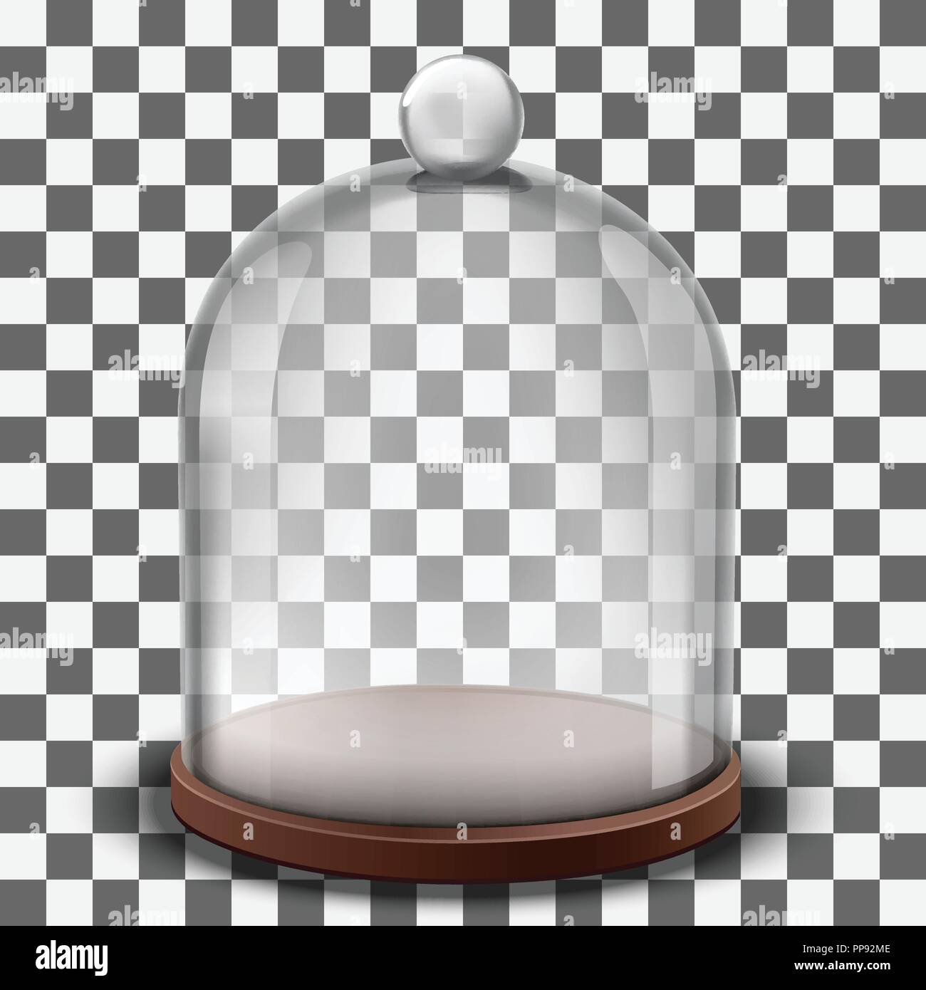 Dome Vector. Advertising, Presentation Design Glass Element. Empty ...