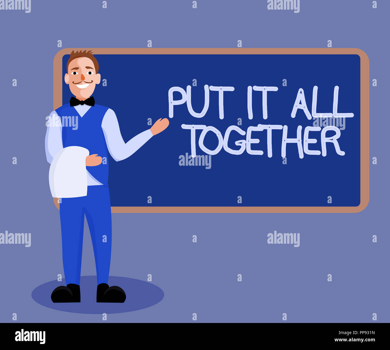 Word writing text Put It All Together. Business concept for Join ...