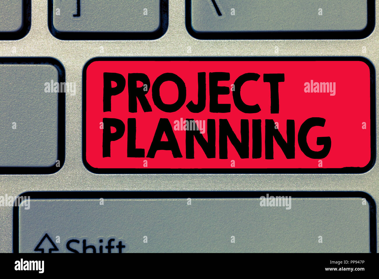 Writing note showing Project Planning. Business photo showcasing ...