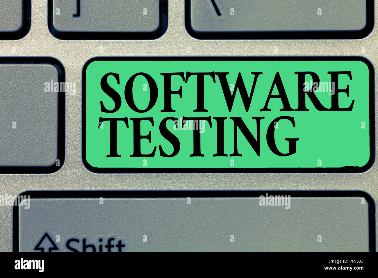Handwriting Text Writing Software Testing Concept Meaning