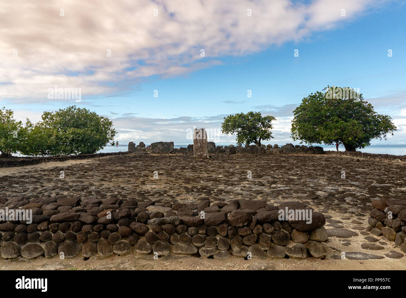 Taputapuatea Marae of Raiatea French polynesia the most important ...