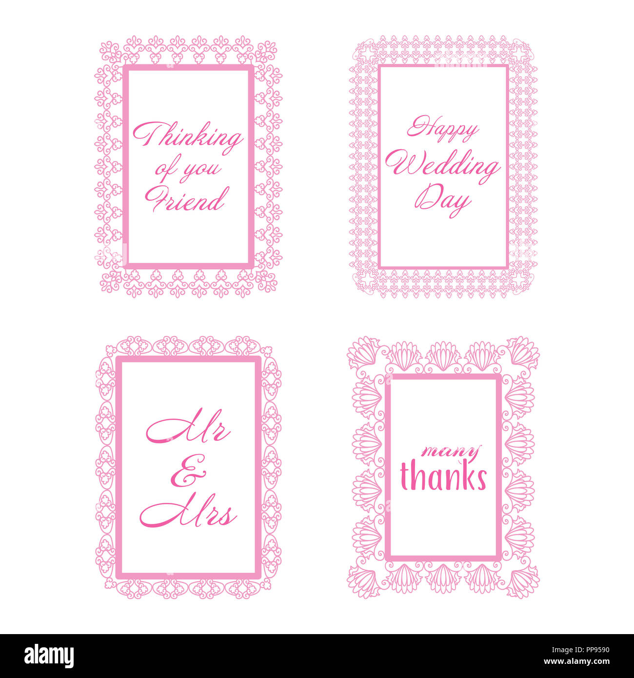 Elegant Lace Border Frames laser cut Picture Frames Art scrapbook ...