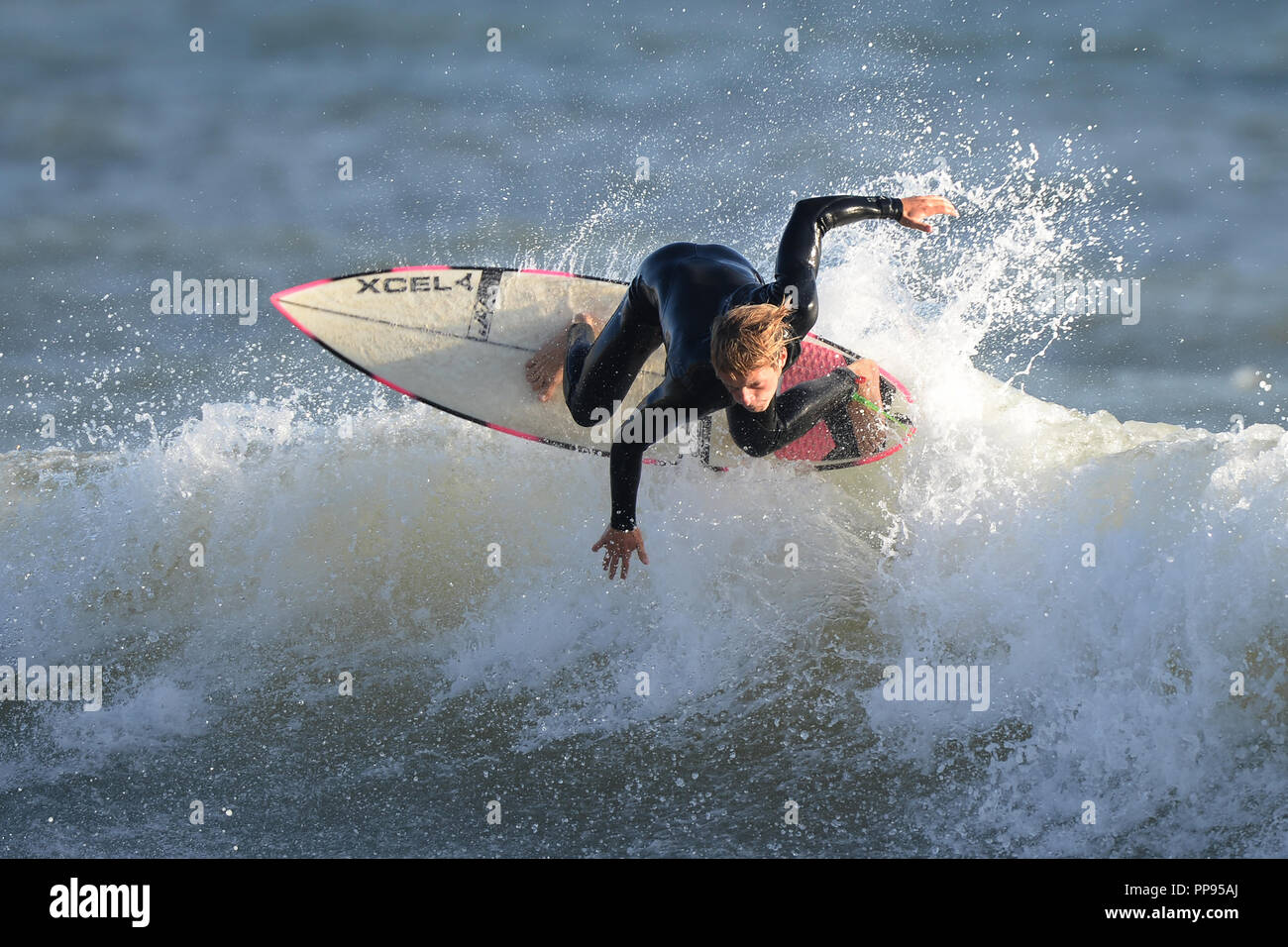 Timing his turn precisely Patrick Langdon-Dark turns at the topa ...