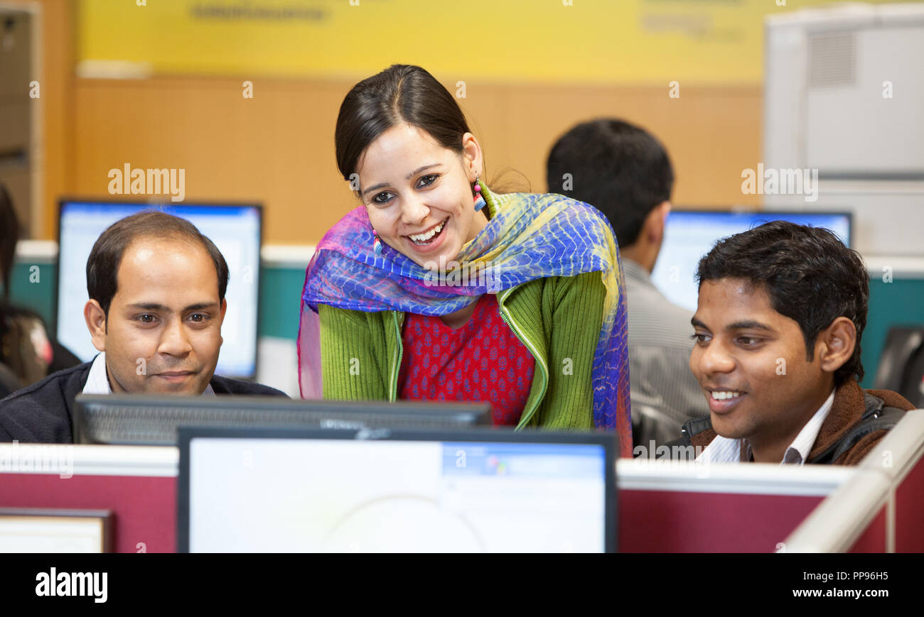 Asian office staff Dehi Stock Photo - Alamy
