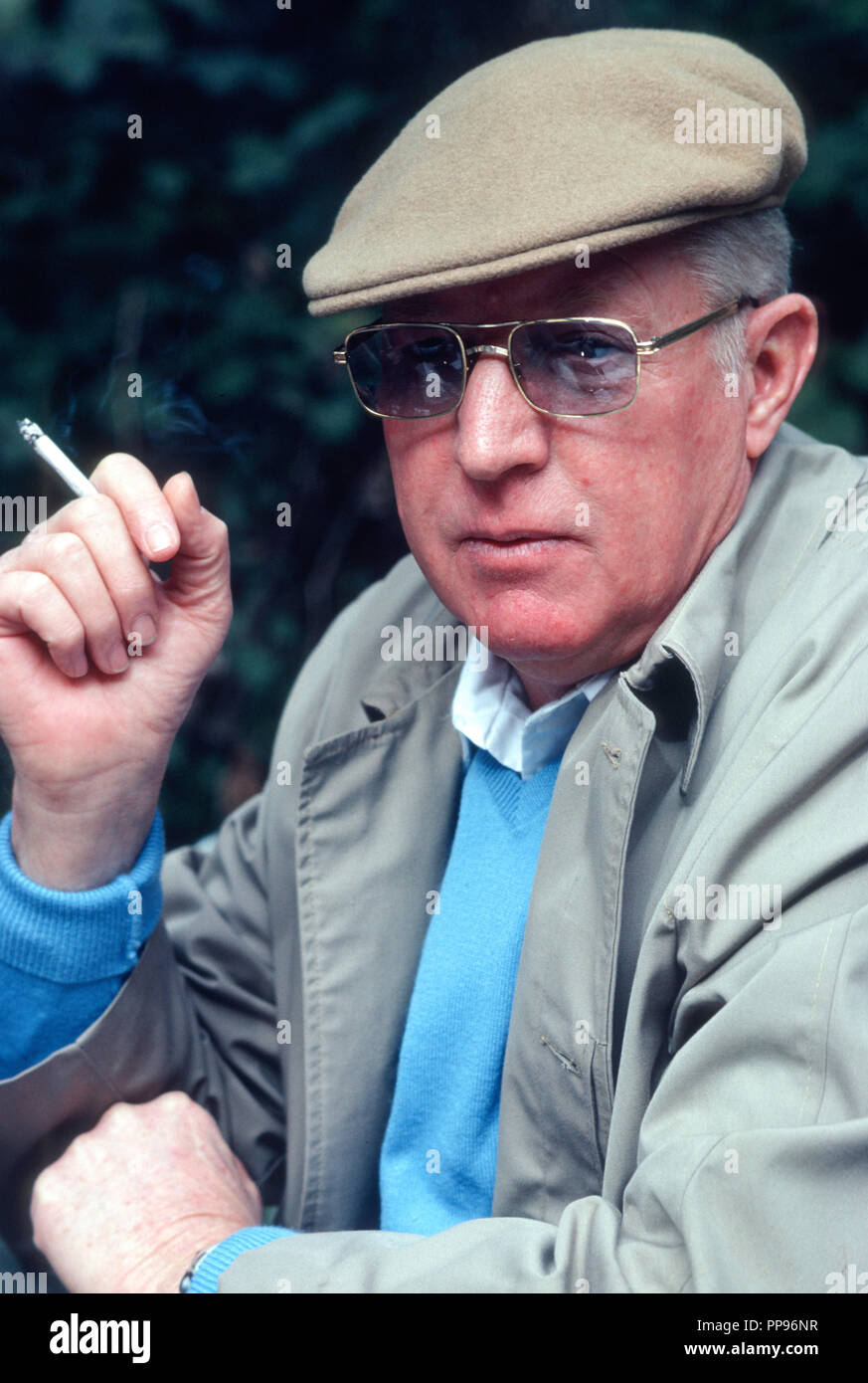 1980's Mature Man Smoking a Cigarette, USA Stock Photo - Alamy