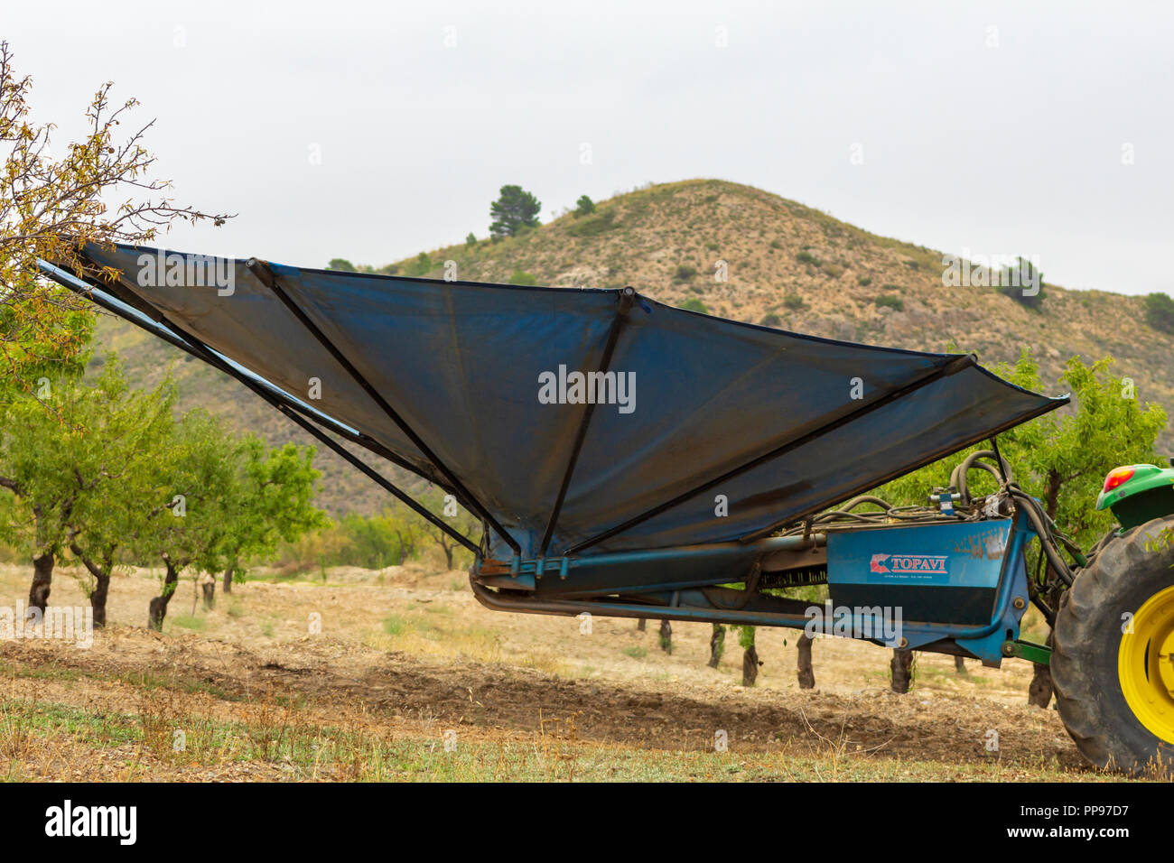Almond harvest machine hi-res stock photography and images - Alamy