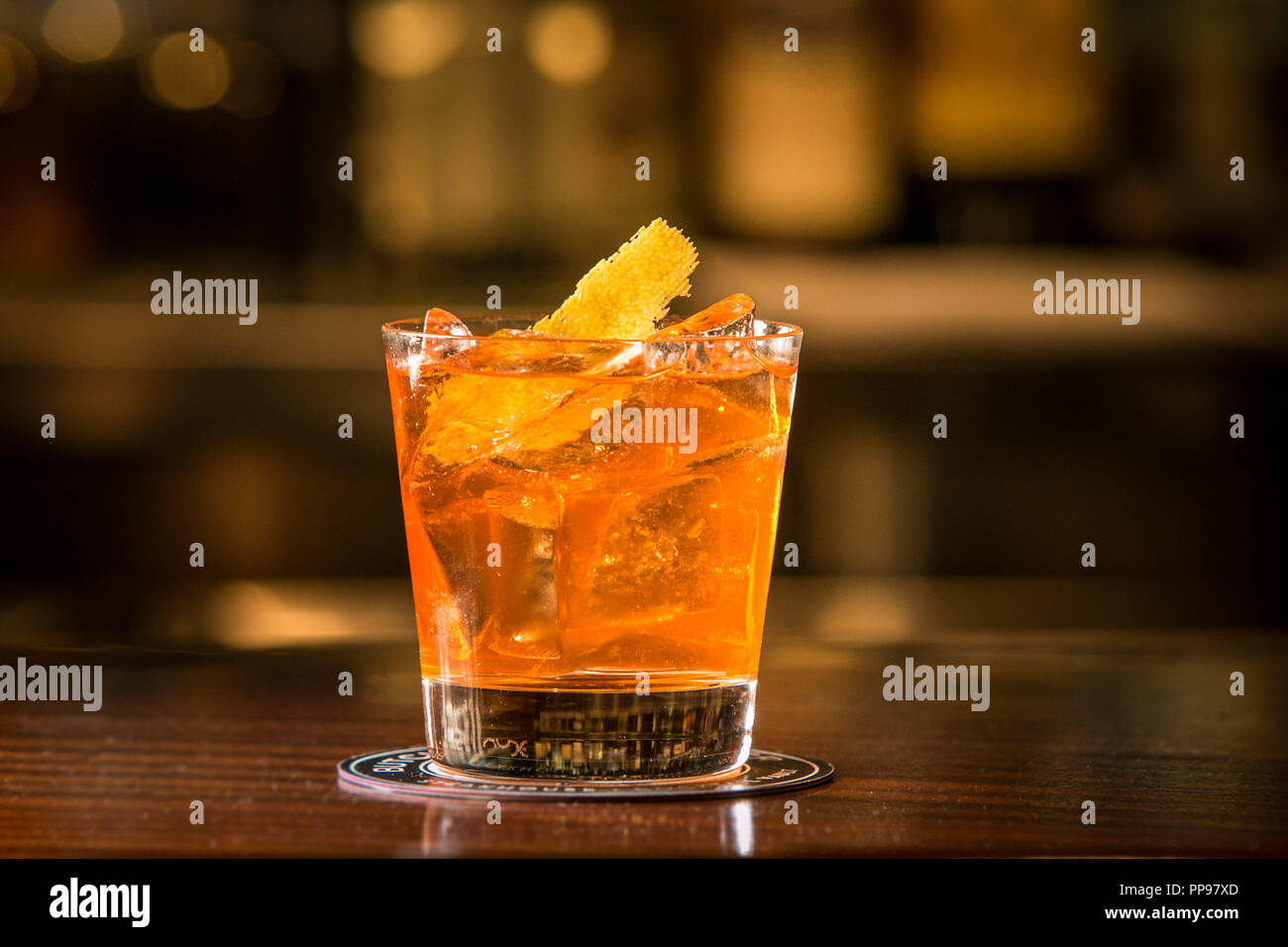 Butcher and Banker Cocktail Menu Drinks. Product commercial table top ...