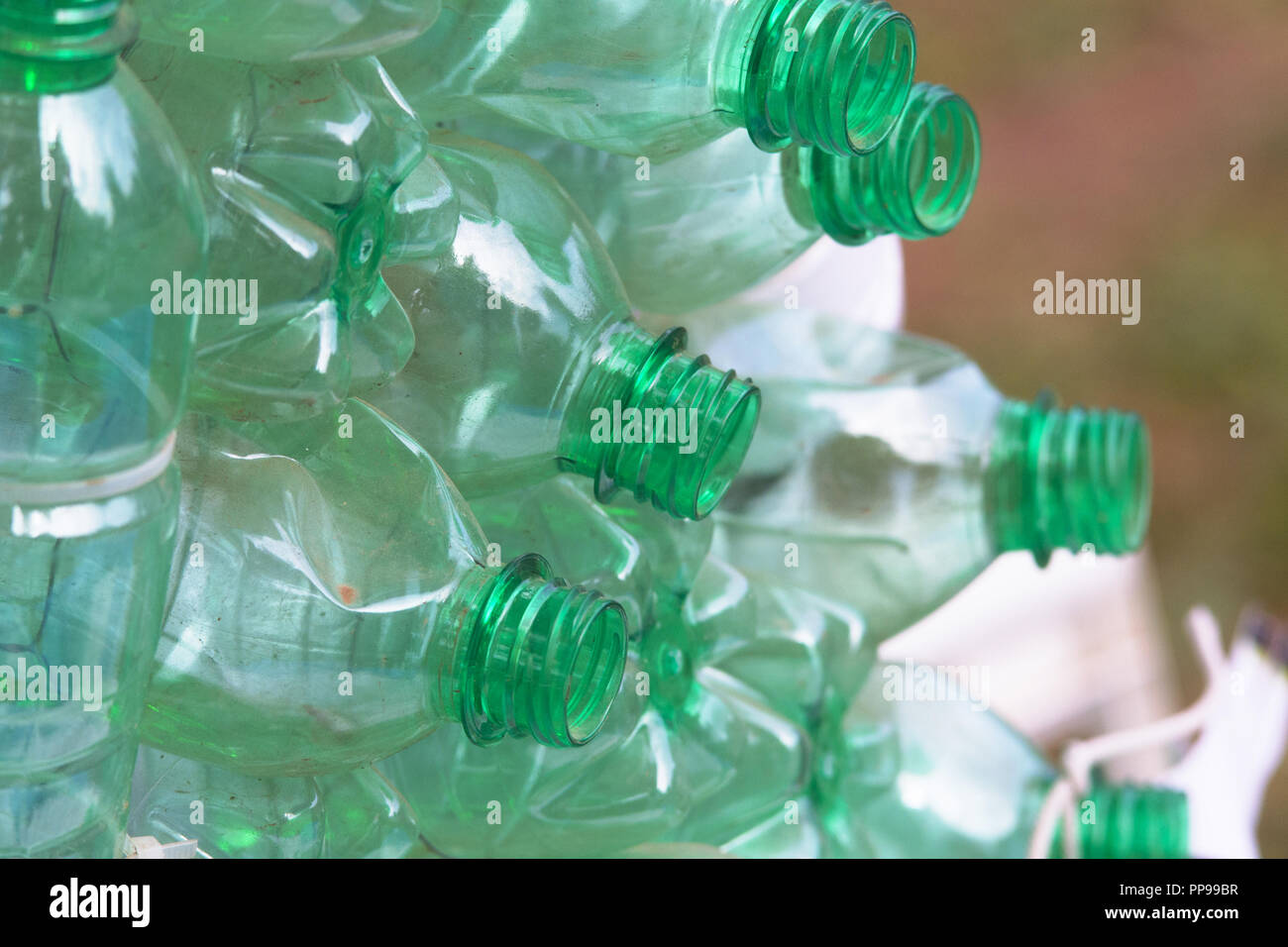colorful plastic bottles to be recycled in a stack Stock Photo - Alamy