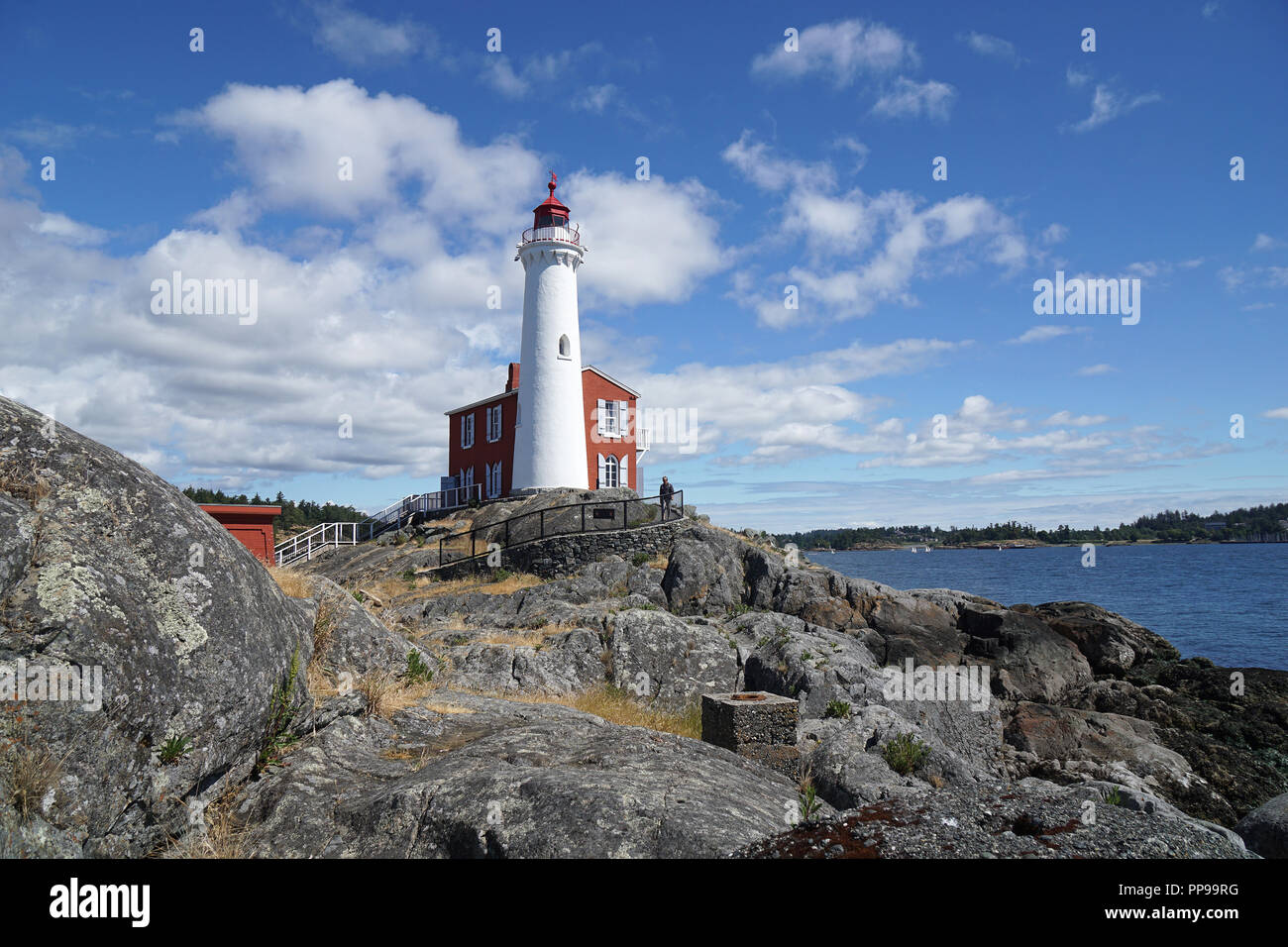 Fisgard Lighthouse at Fort Rodd Hill, Victoria, Vancouver Island ...
