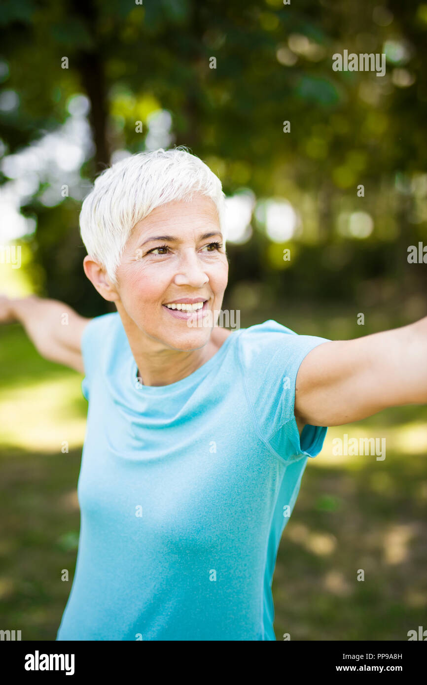 Tretching hi-res stock photography and images - Alamy