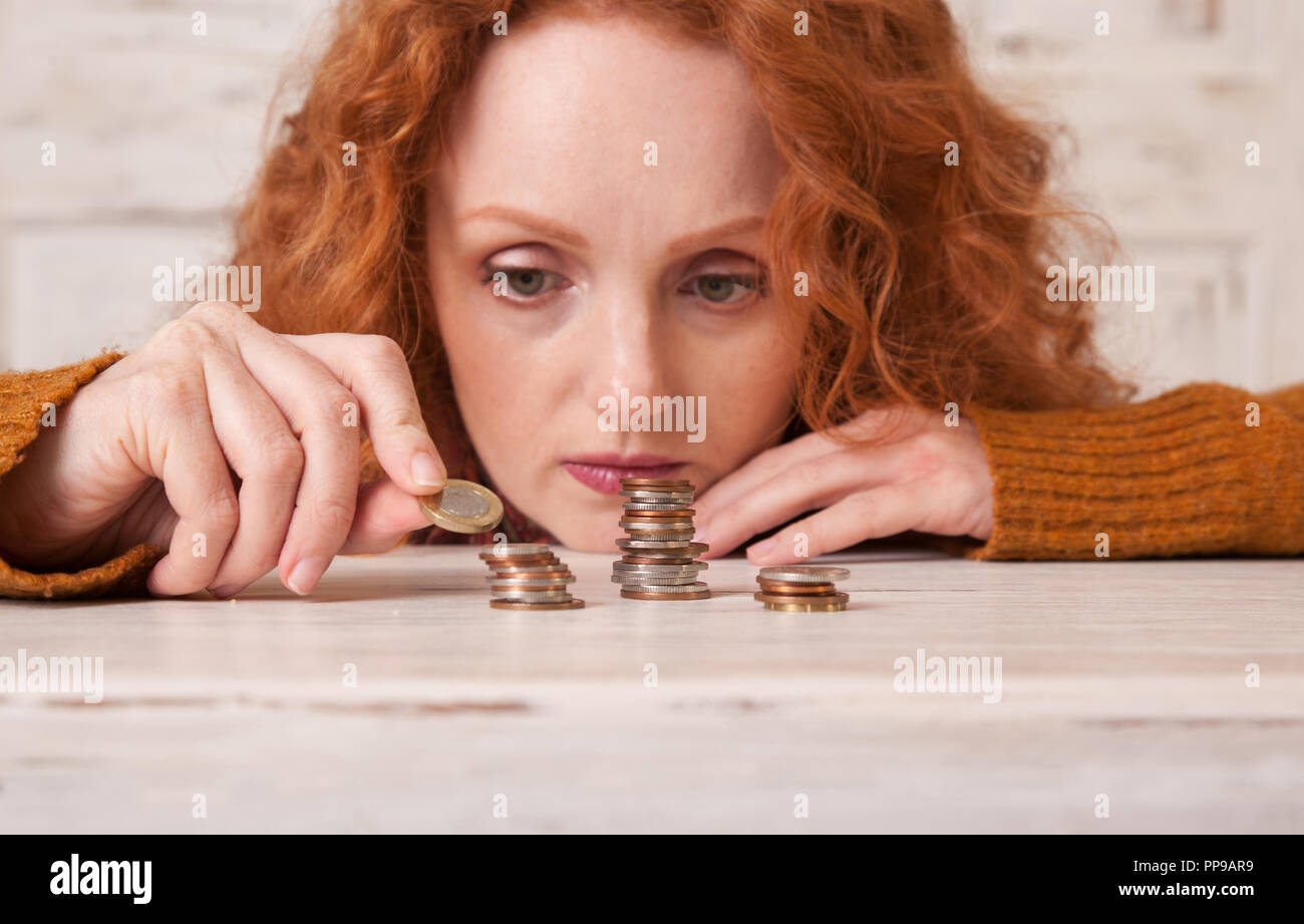 Woman growth money saving hi-res stock photography and images - Alamy