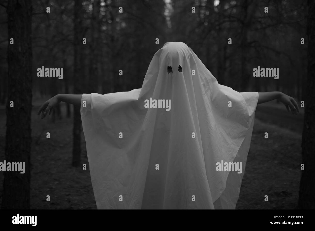 Ghost girl Black and White Stock Photos & Images - Alamy