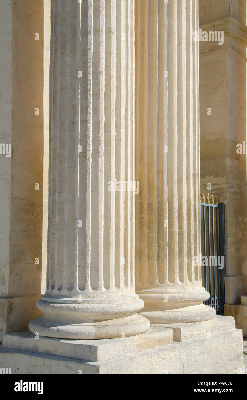 details of the base of old columns Stock Photo - Alamy