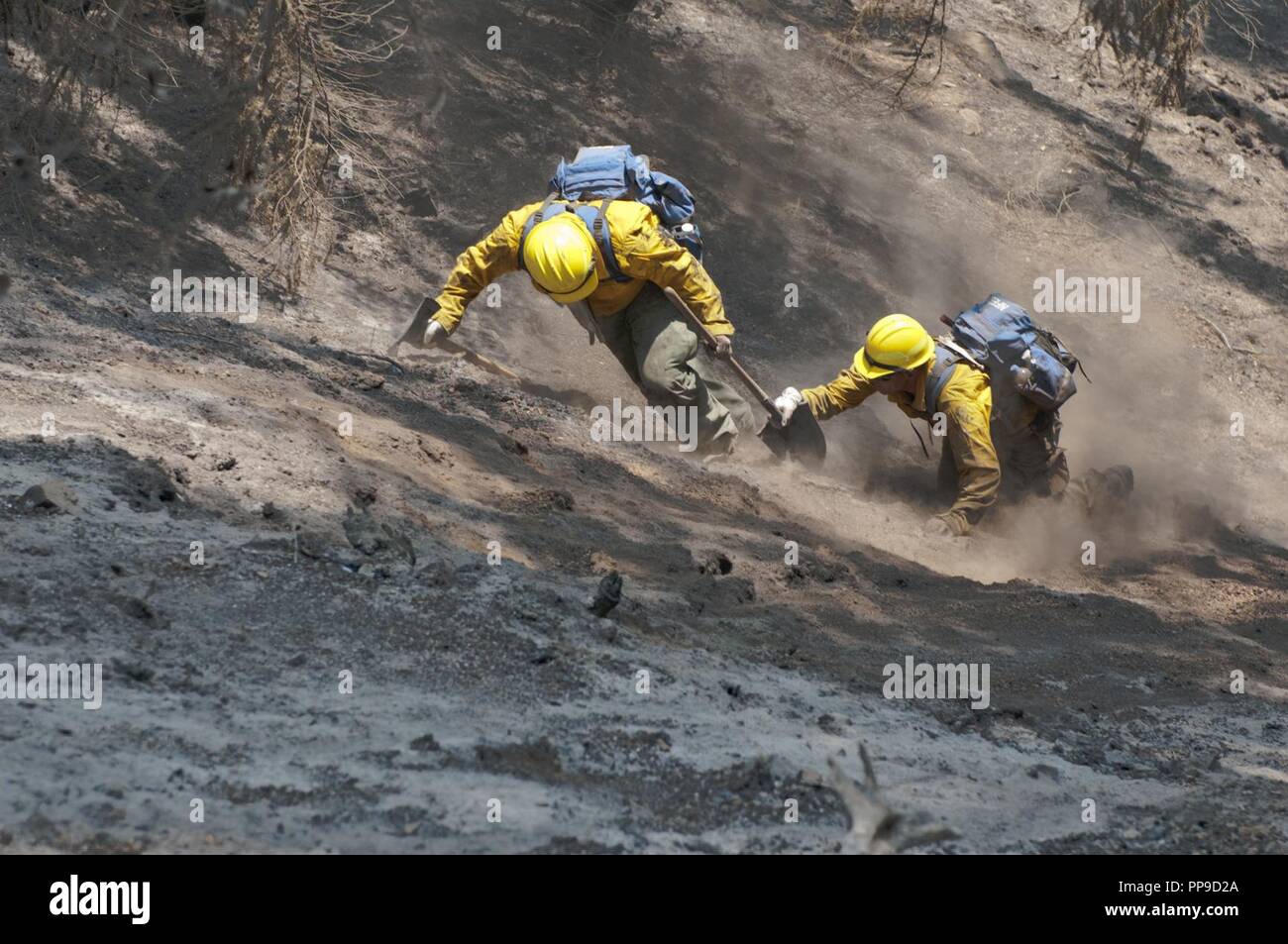 The Mendocino National Forest terrain proves to be challenging, August ...