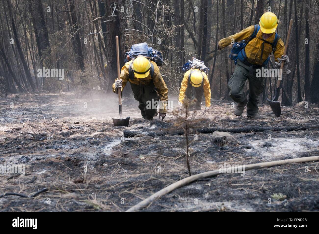 The Mendocino National Forest terrain proves to be challenging, August ...