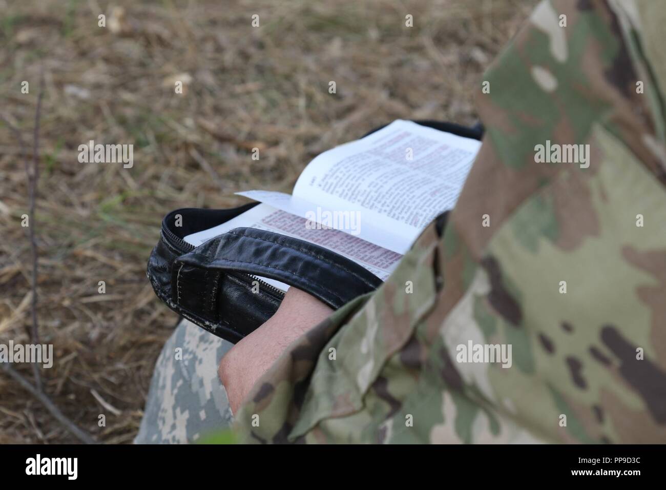 Army Reserve Chaplain (Capt.) Kyle Wiberg provides Chaplain services on ...