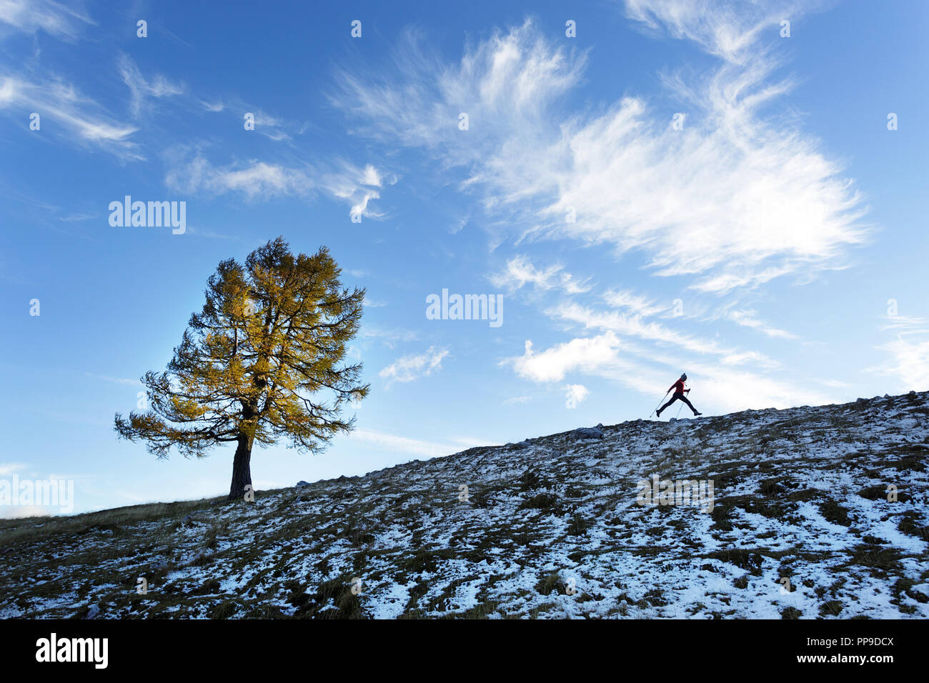 Female mountain wanderer hi-res stock photography and images - Alamy