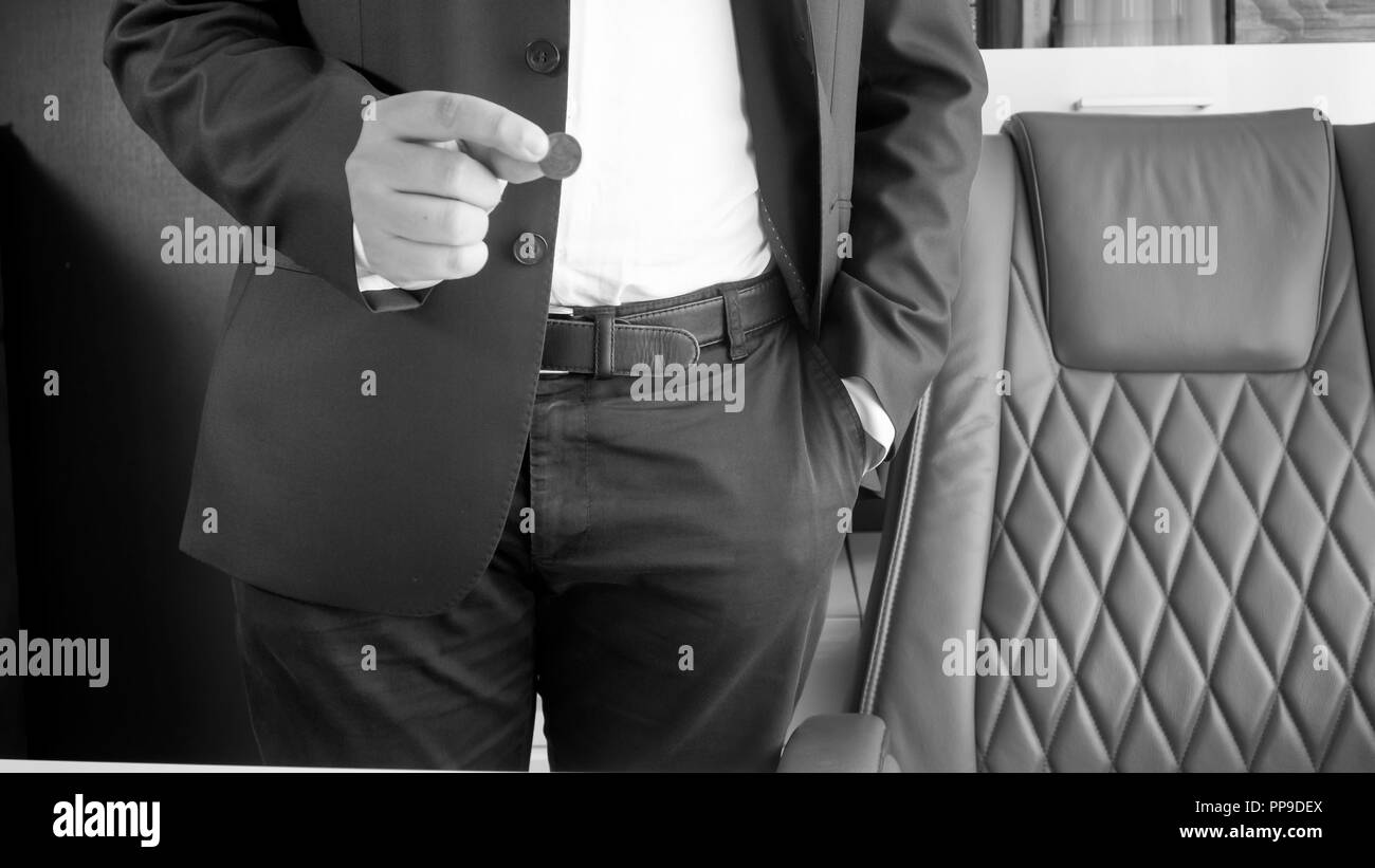 Poor business man Black and White Stock Photos & Images - Alamy