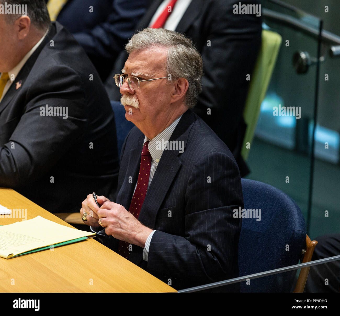 US National Security Advisor John Bolton attends UN General Assembly ...