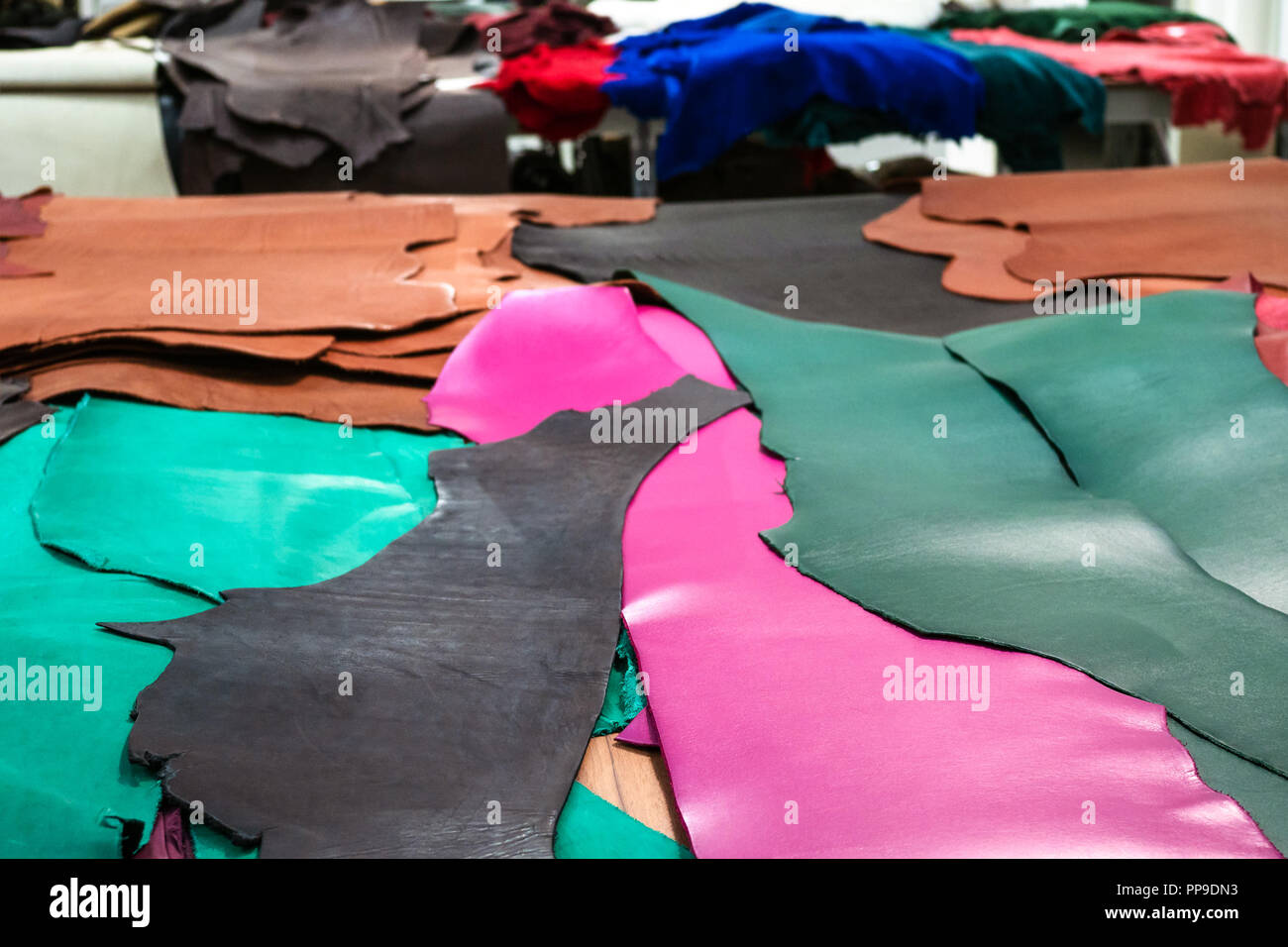 Cowhide samples hi-res stock photography and images - Alamy