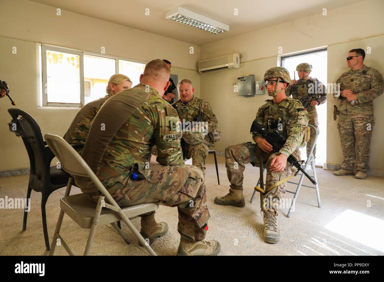 KANDAHAR AIRFIELD, Afghanistan (Aug. 16, 2018) -- U.S. Army advisors from Train, Advise and ...