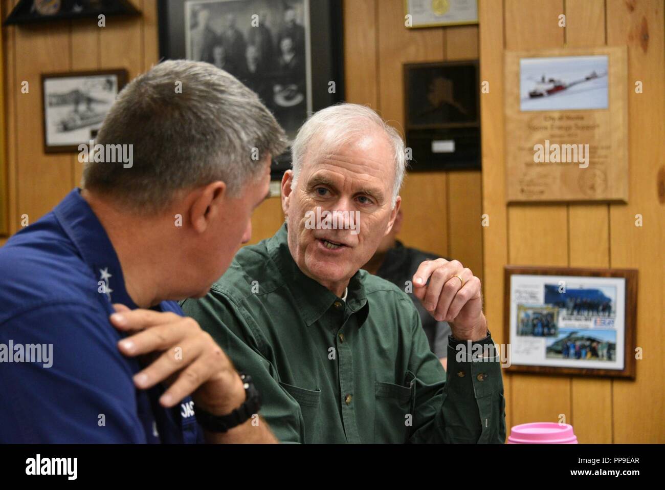 Coast Guard Commandant Adm. Karl Schultz meets with Secretary of the ...