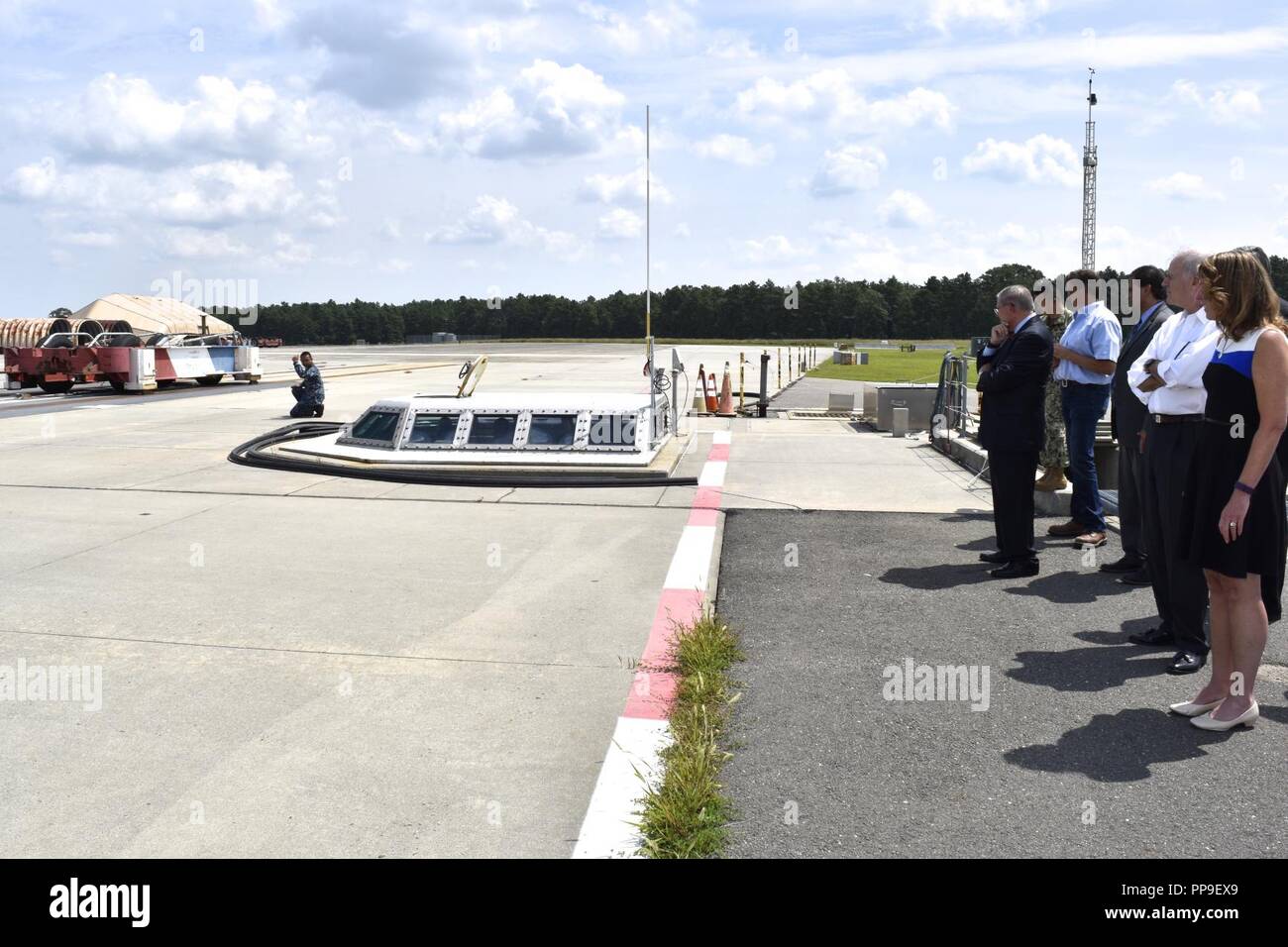 Secretary of the Navy Richard V. Spencer and Sen. Robert Menendez ...