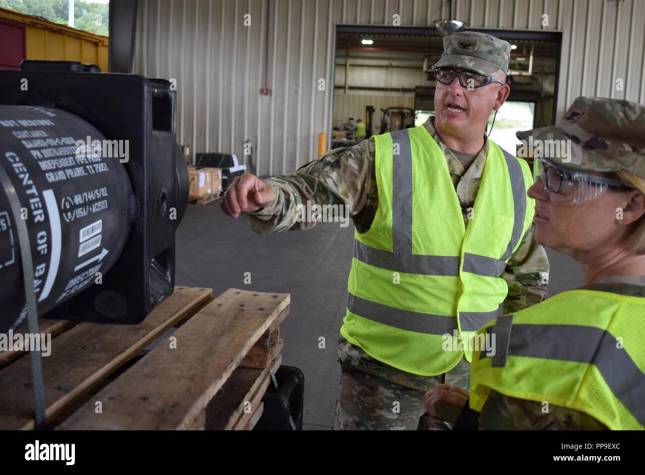 Col. Michael Garlington, commander of Crane Army Ammunition Activity ...