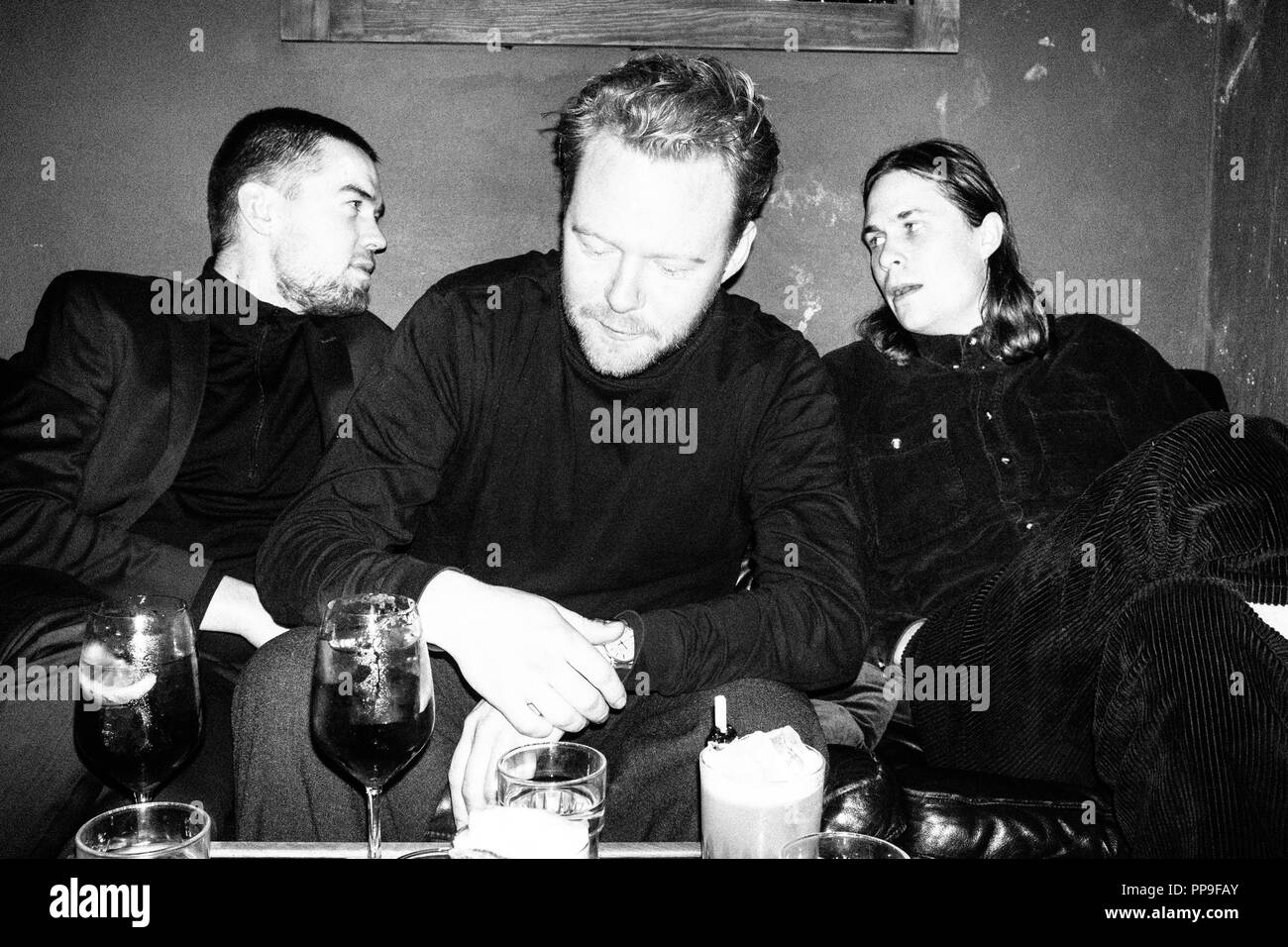 Denmark, Copenhagen - January 5, 2018. The Danish rock band The ...