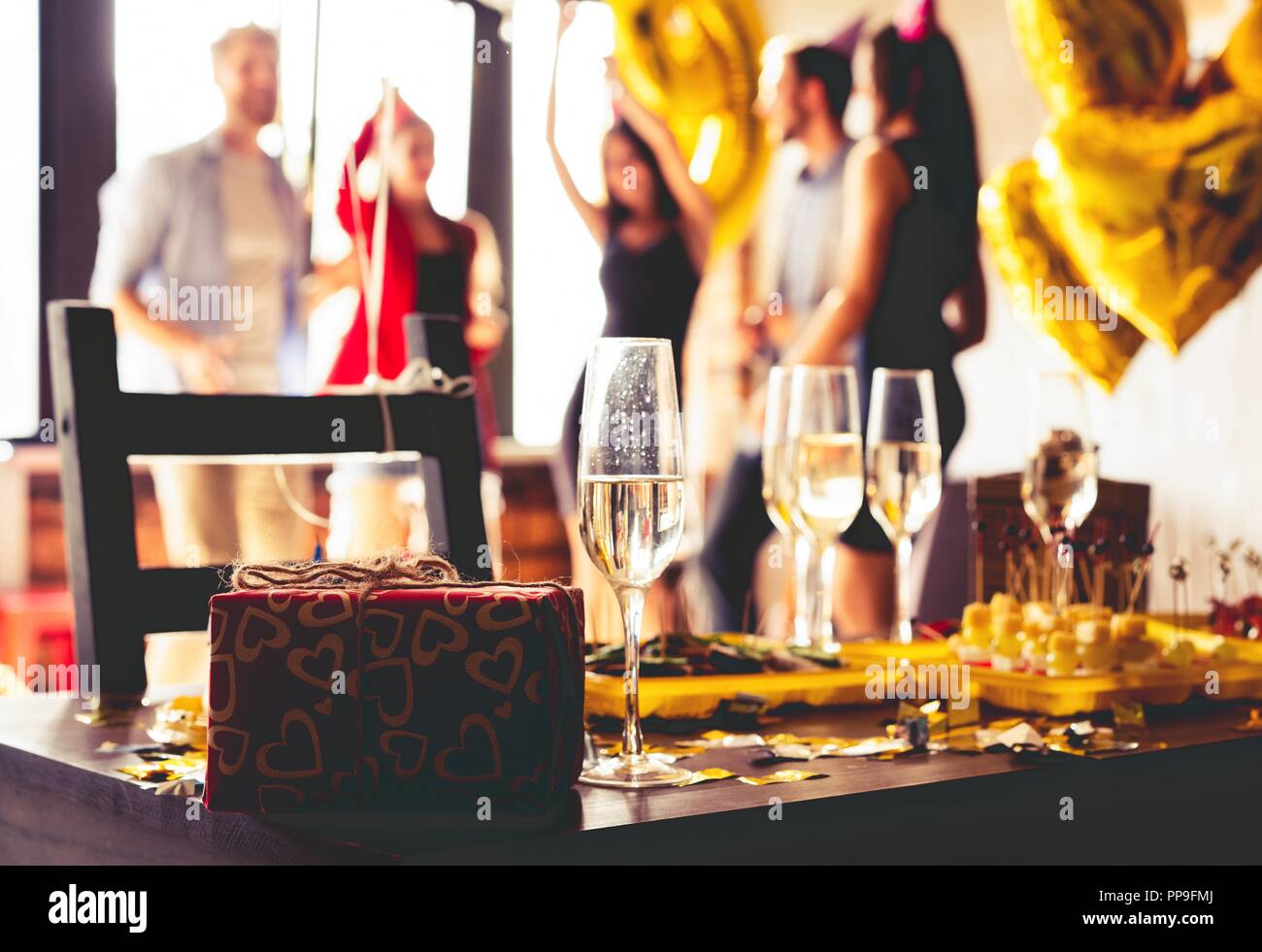 Buffet Dinner Dining Food Celebration Party Concept Stock Photo - Alamy