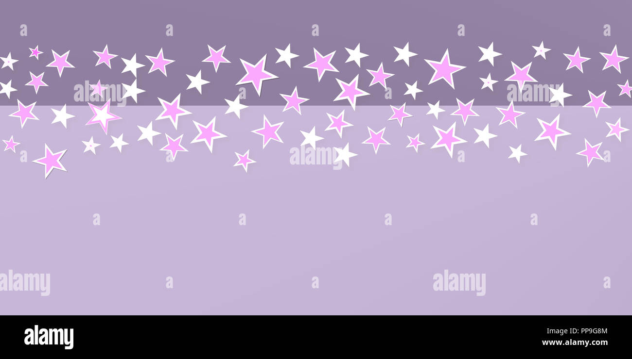 pink starfield on a colored surface - geometric shapes backdrops Stock ...