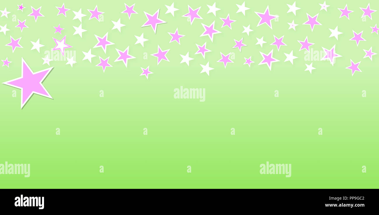 pink starfield on a colored surface - geometric shapes backdrops Stock ...