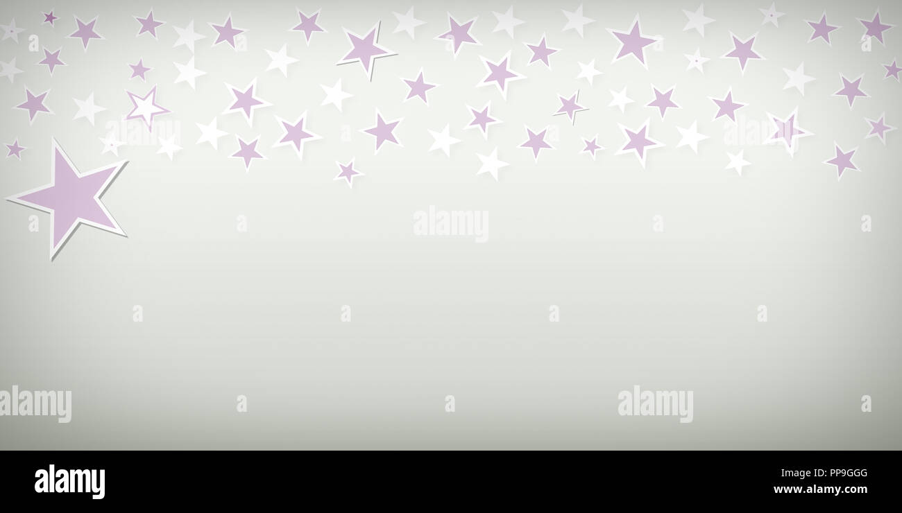 pink starfield on a colored surface - geometric shapes backdrops Stock ...