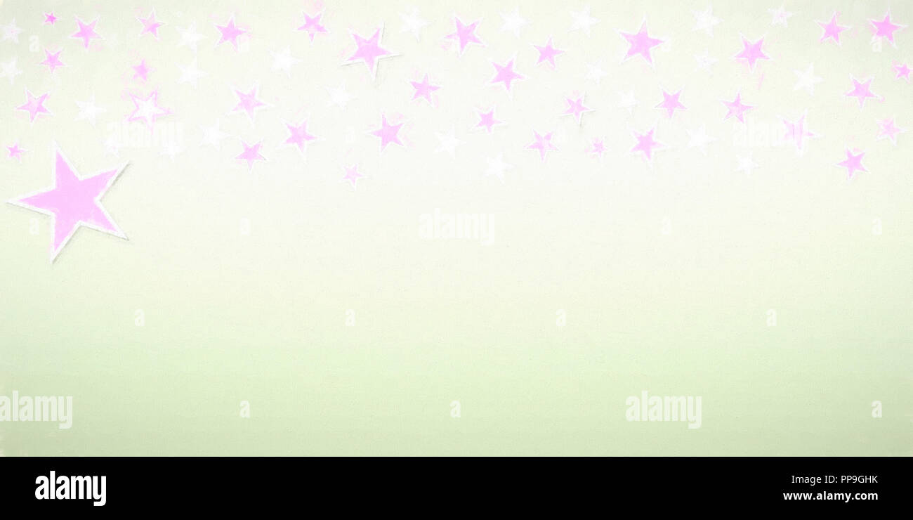 pink starfield on a colored surface - geometric shapes backdrops Stock ...