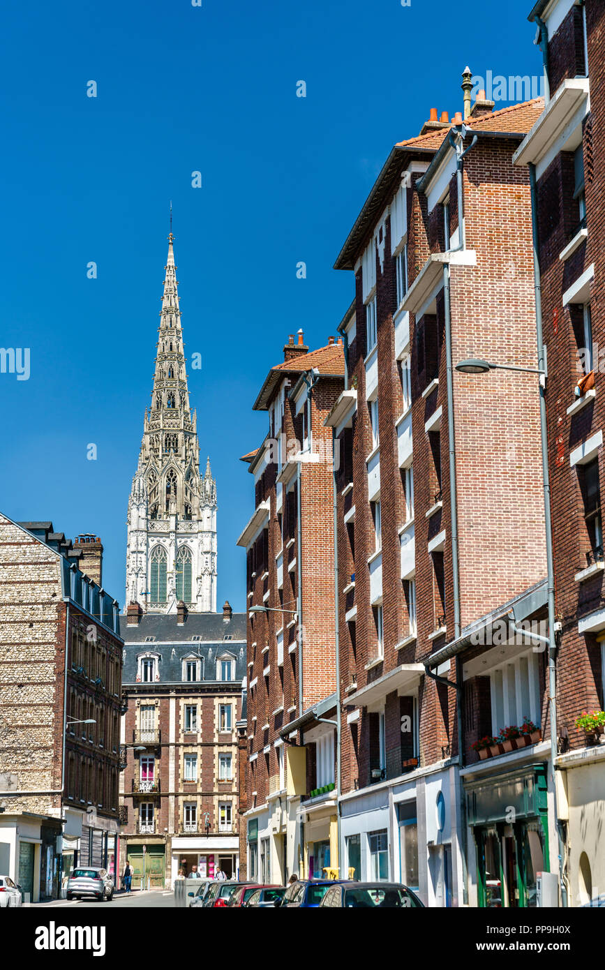 Typical buildings in the city centre of Rouen, France Stock Photo - Alamy