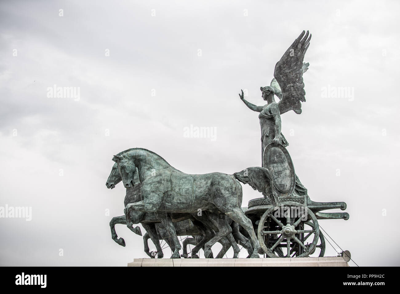 Quadriga dell'Unita of Altare della Patria, Rome, Italy Stock Photo - Alamy