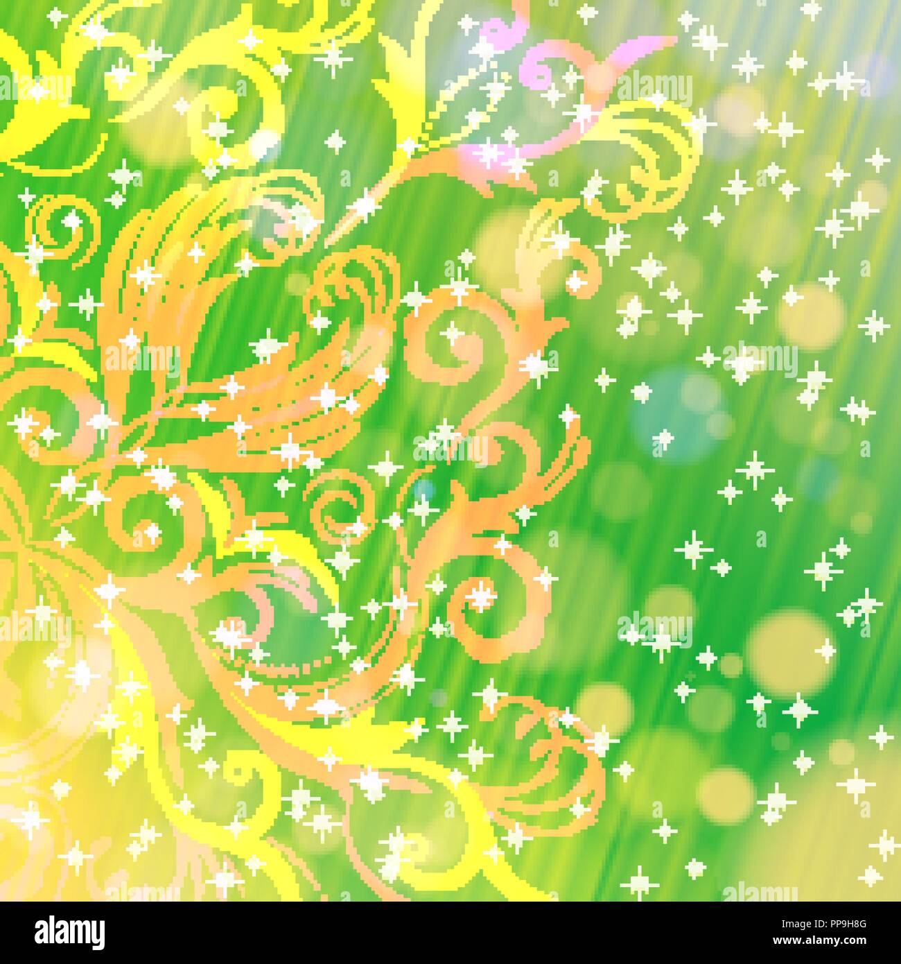 Magical garden party Stock Vector Images - Alamy