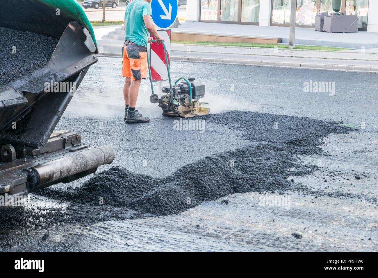 Tamping roller hi-res stock photography and images - Alamy