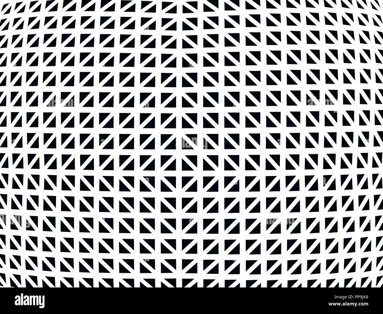Template with triangles. Black and white template with triangles ...