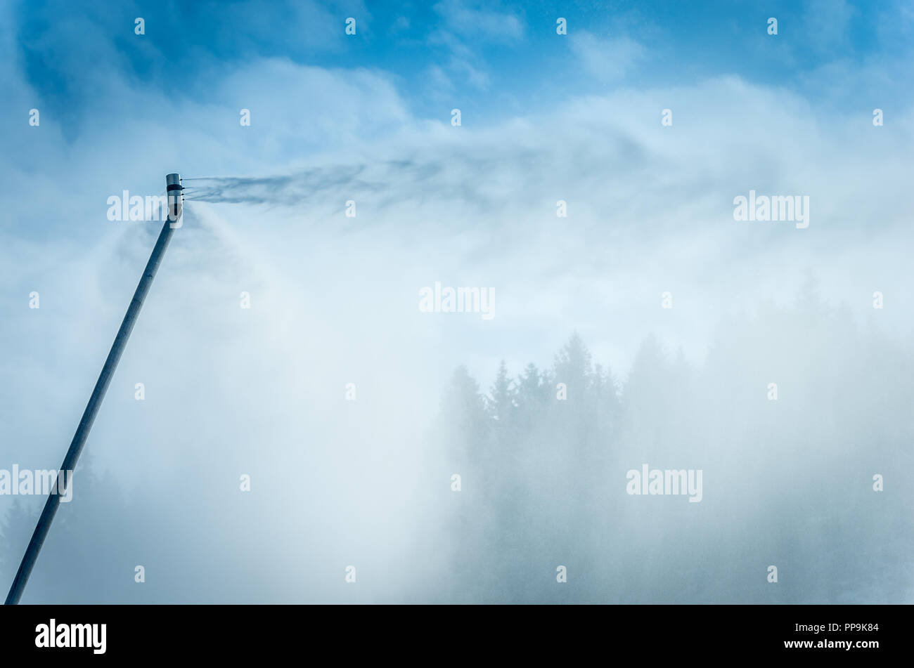 Snowmaking gun hi-res stock photography and images - Alamy