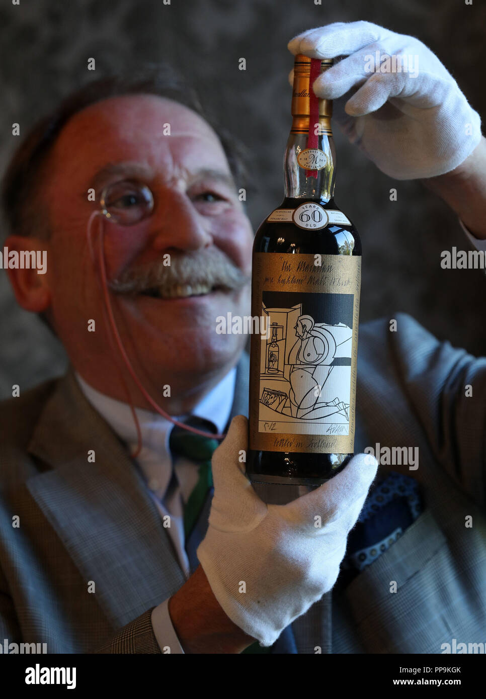 Bottle macallan valerio adami 60 year old 1926 hi-res stock photography ...