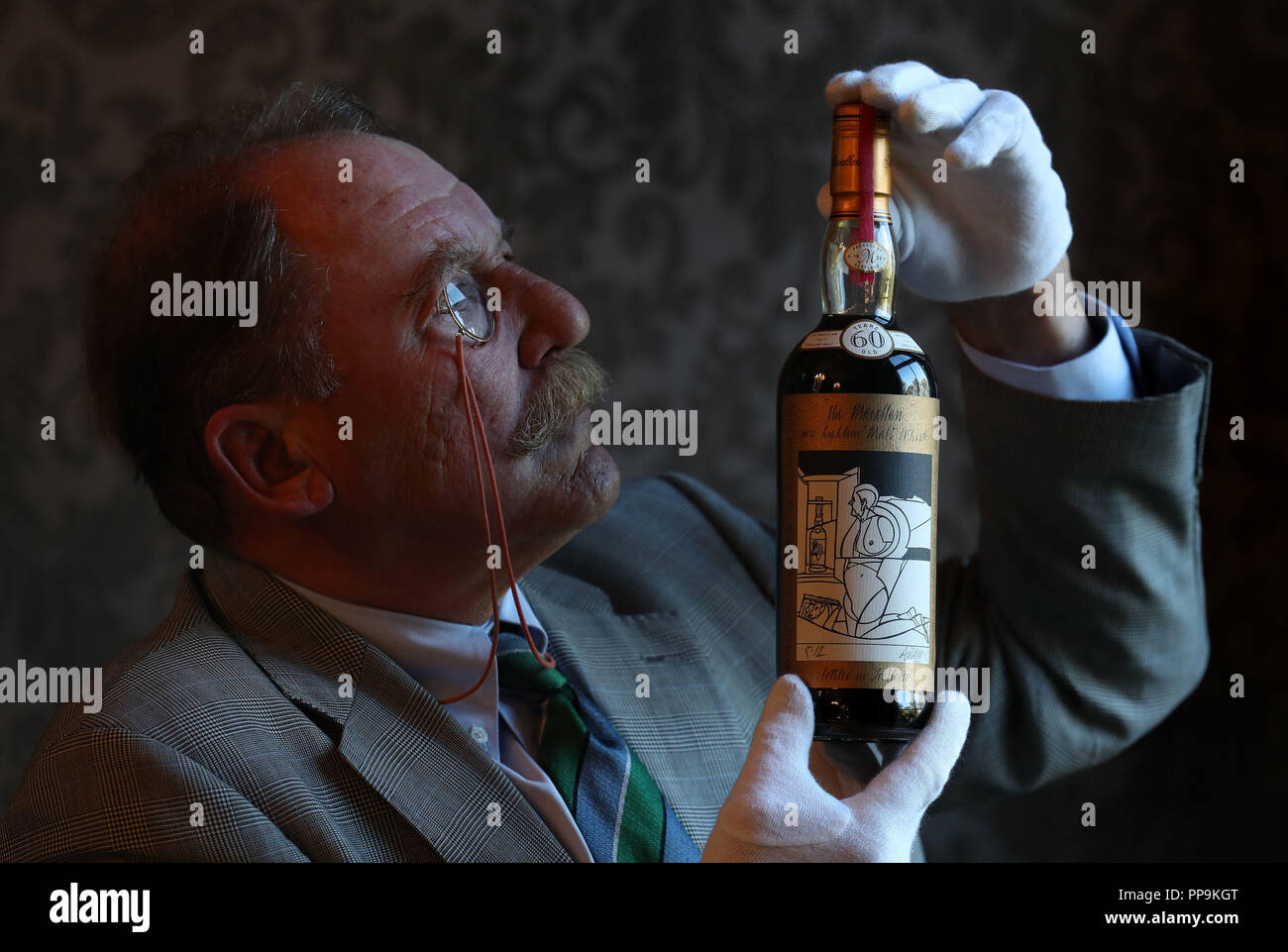 Bottle macallan valerio adami 60 year old 1926 hi-res stock photography ...