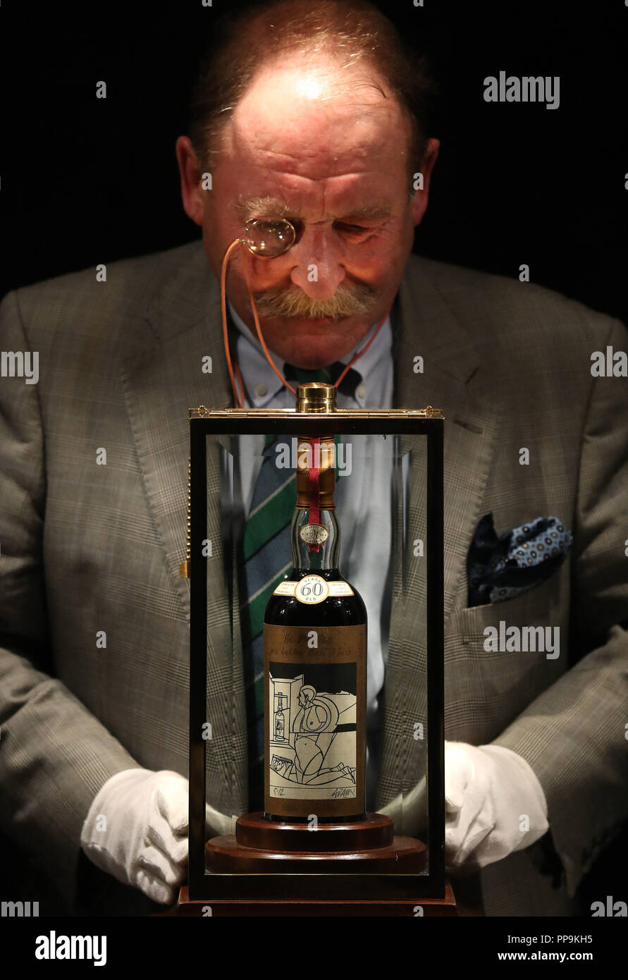 Bottle macallan valerio adami 60 year old 1926 hi-res stock photography ...