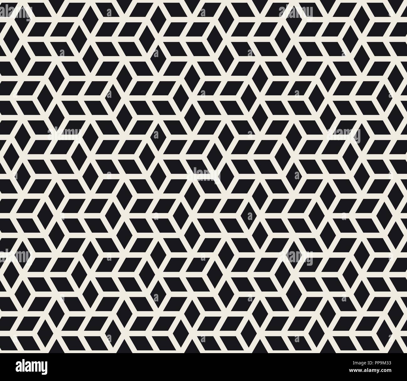 Vector seamless geometric pattern. Simple abstract lines lattice. Repeating elements stylish ...