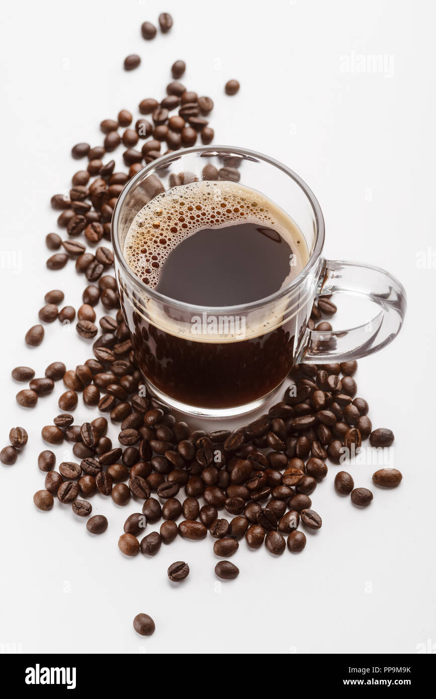 Vertical shot coffee in hi-res stock photography and images - Alamy