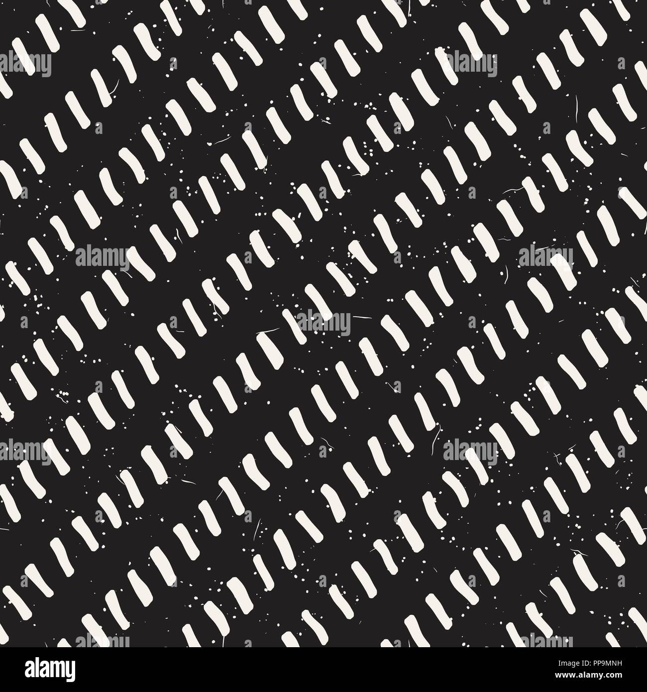 Simple ink geometric pattern. Monochrome black and white strokes ...