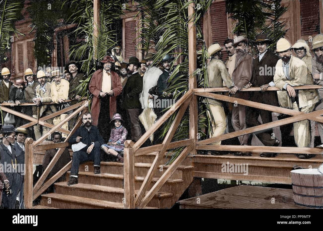 Lesseps panama canal hi-res stock photography and images - Alamy