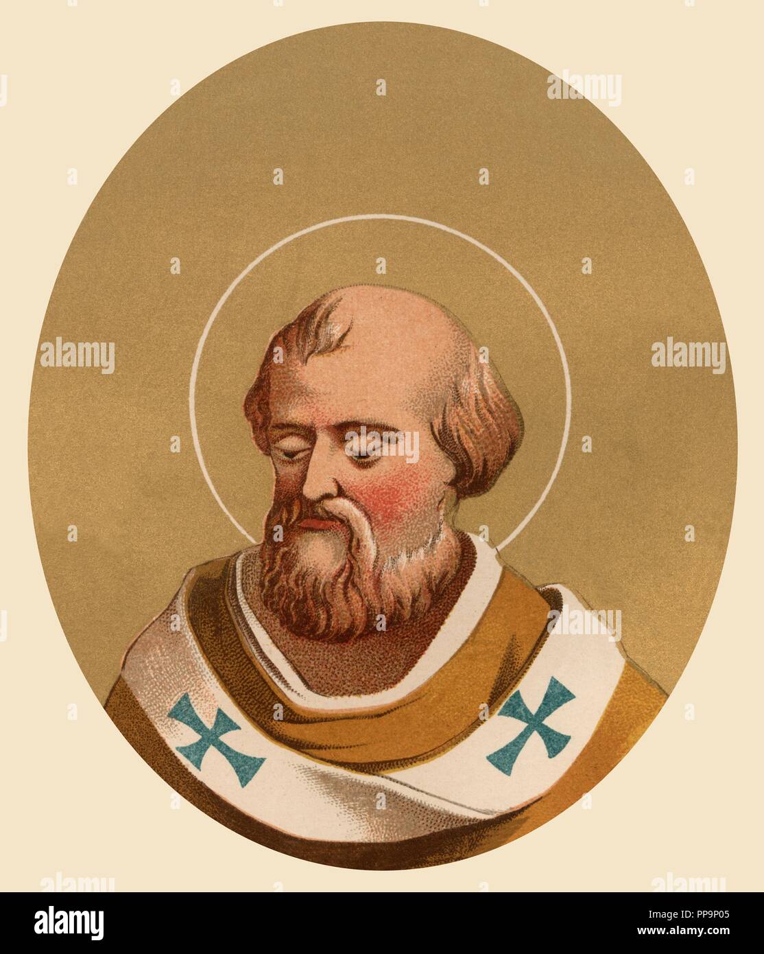 Los Papas y los Bárbaros. San Sergio I (650-701), Papa de de la iglesia ...