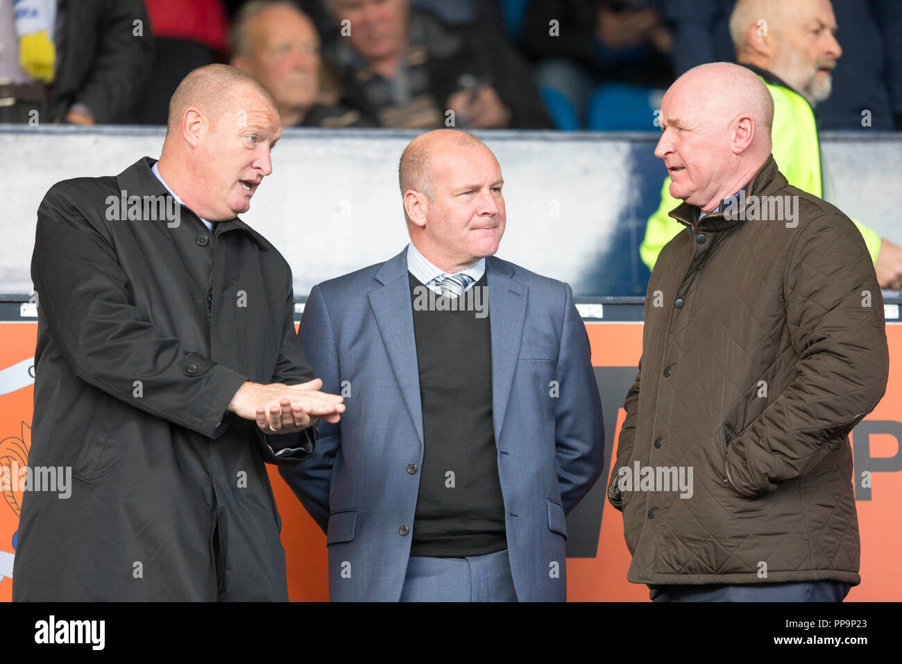 Former players from left Brian Rice, Gus Macpherson and John Brown ...